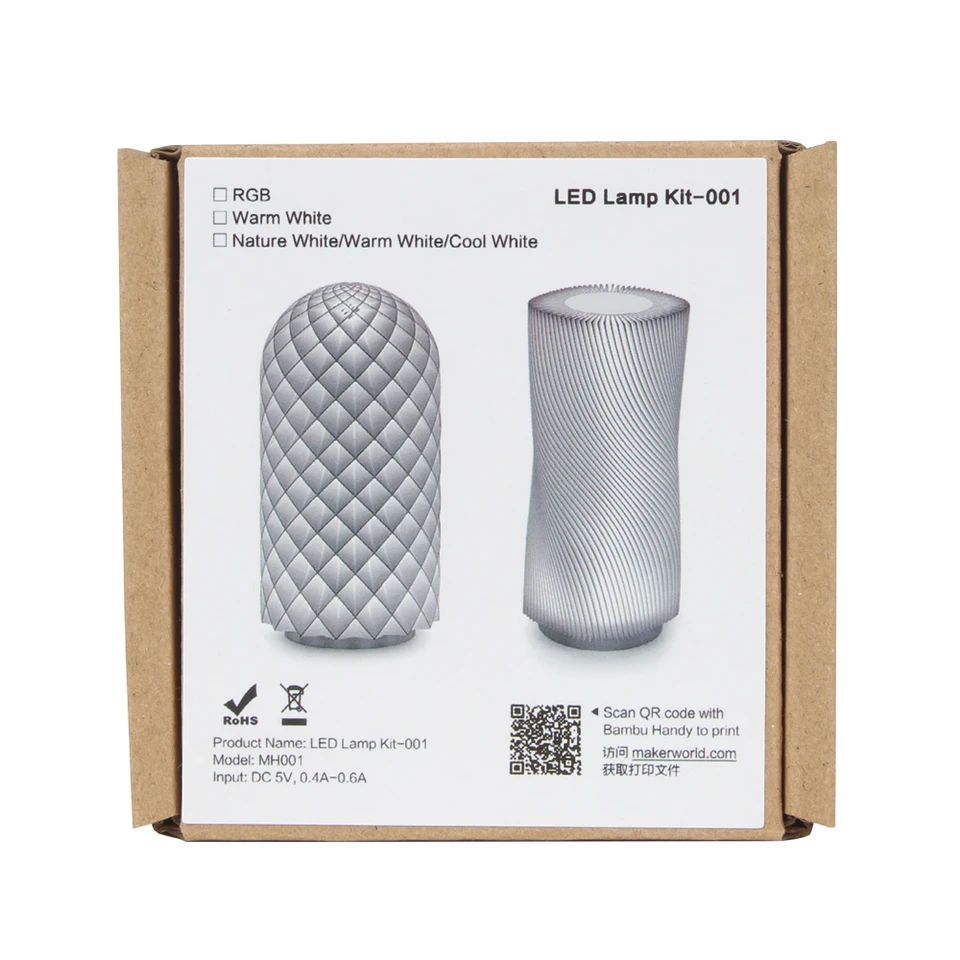 Bambu Led Lamp Kit 001 Remote Control RGB LED Light Kit For Bambu Lab ...