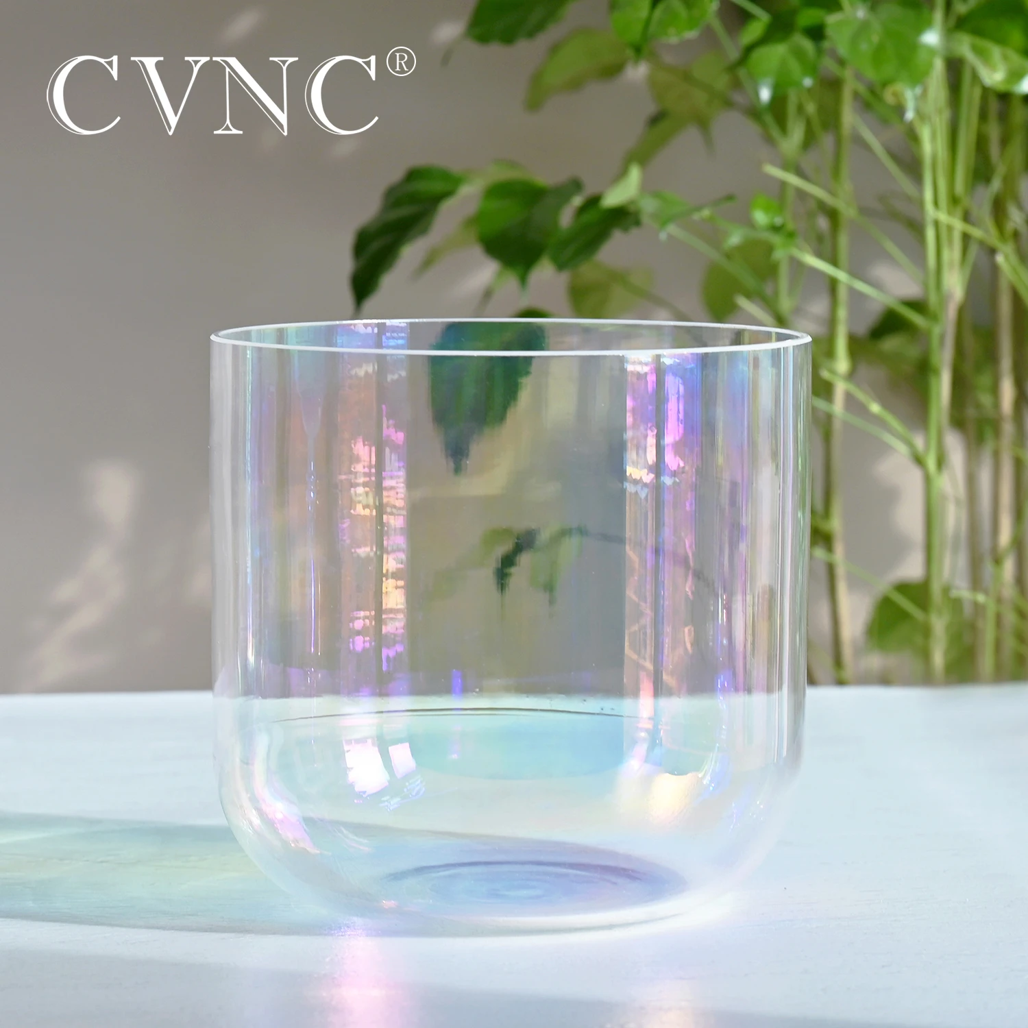 CVNC 7 Inch Natural Cosmic Light Alchemy Clear Quartz Crystal Singing ...
