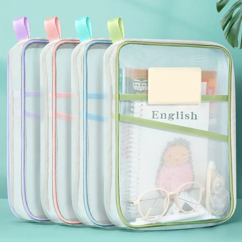 Mesh-Zippered-File-Bag-for-Student-Exams-Stationery-Holder-Storage-Bag ...