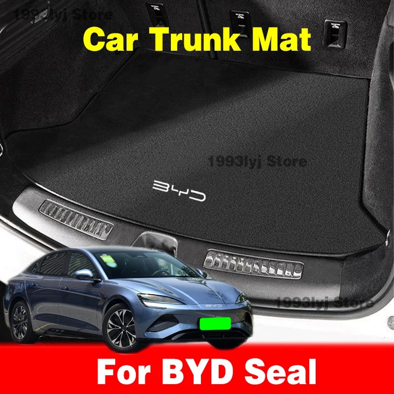 Flannel-Car-Mats-For-BYD-Seal-Trunk-Mat-Mat-Accessories-All-Weather ...