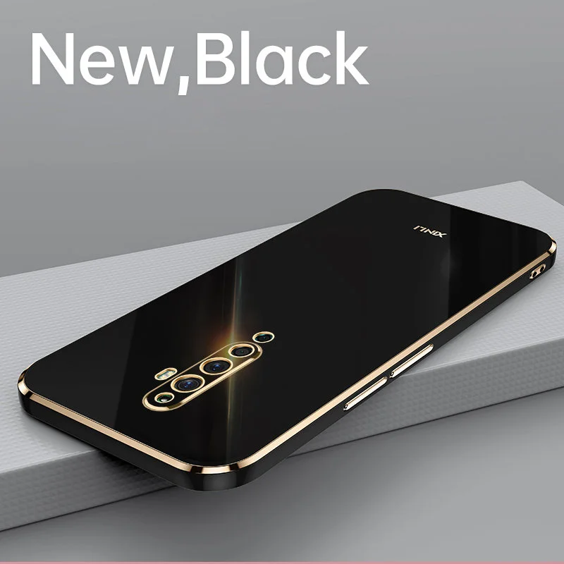 Oppo Reno2 Z CPH1945 CPH1951 Case 6D Plating Shiny Soft Silicone TPU ...