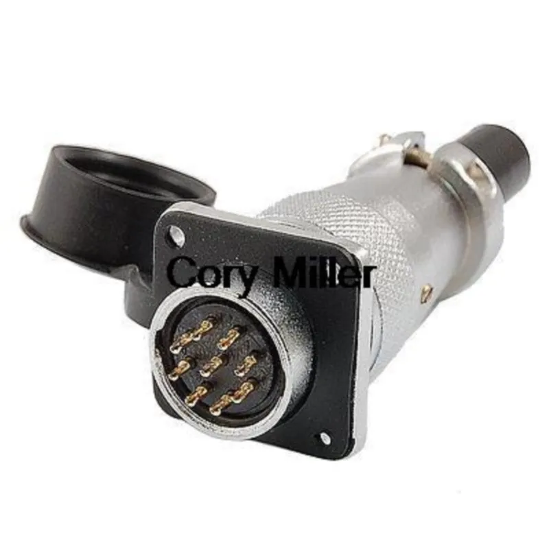 Adaptador de conector Circular de aviación AC 250V 10A 9 pines ...