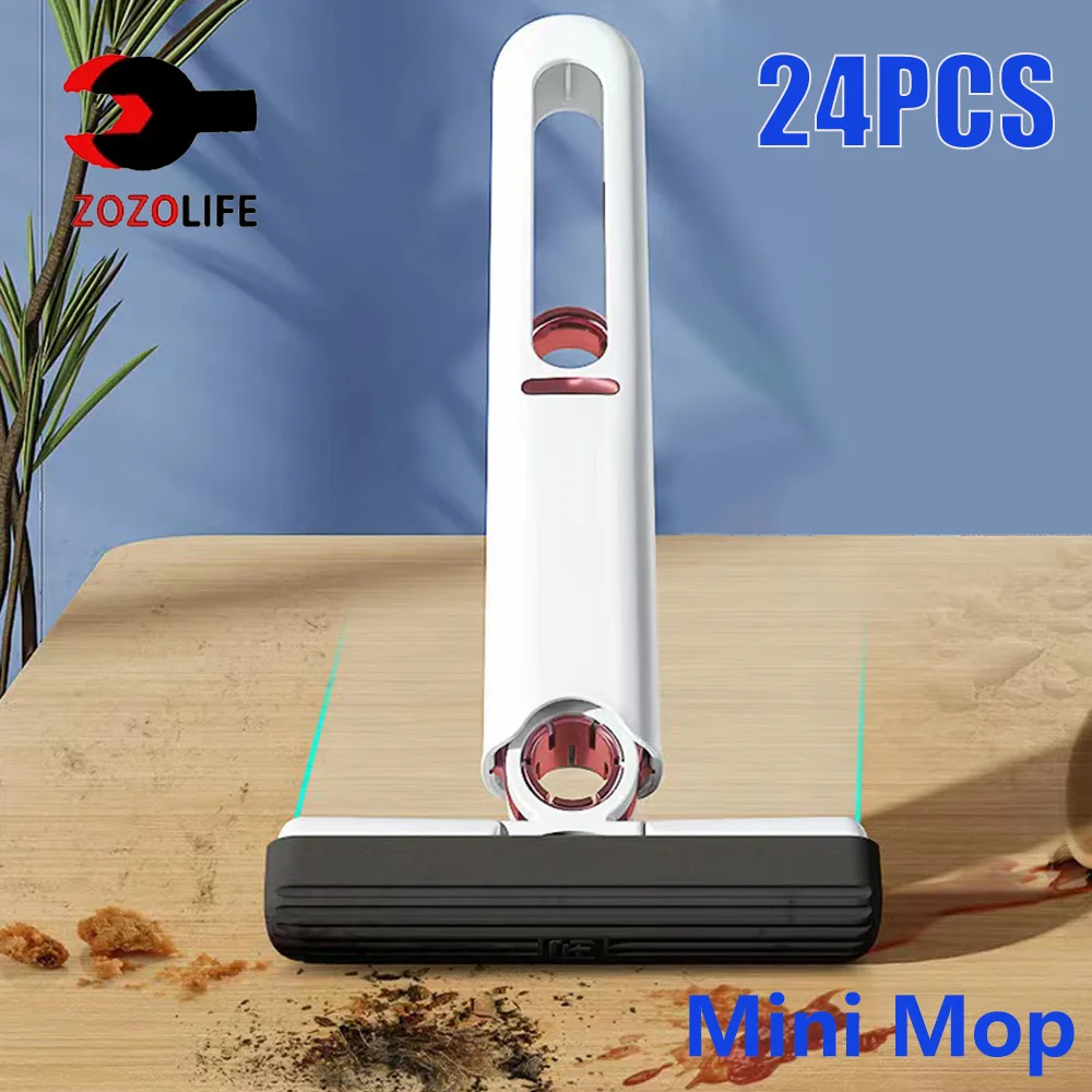 8-24Pcs-Mini-Squeeze-Mop-Mini-Mop-Desk-Kitchen-Car-Clean-Tools-Mops ...
