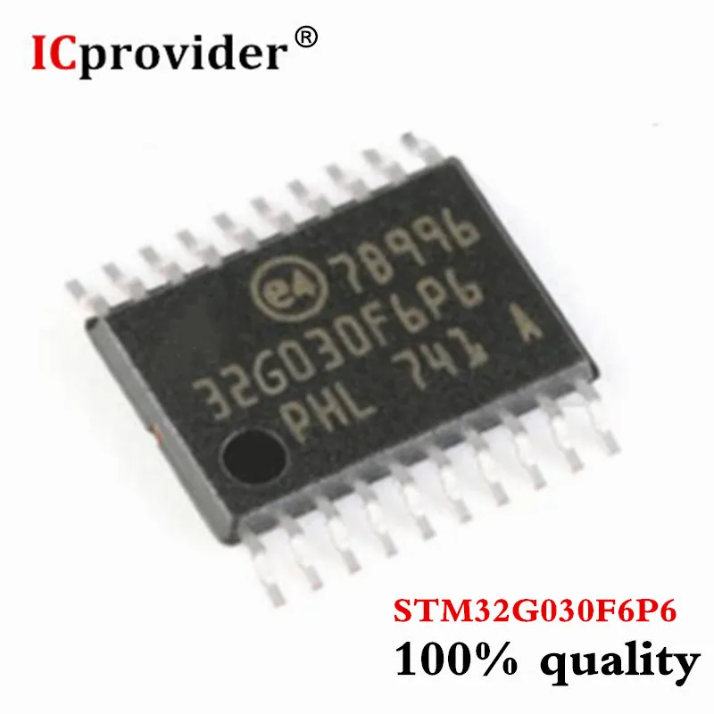 10pcs Stm32g030f6p6 Tssop20 Stm Stm32 Stm32g Stm32g030 Stm32g030f ...
