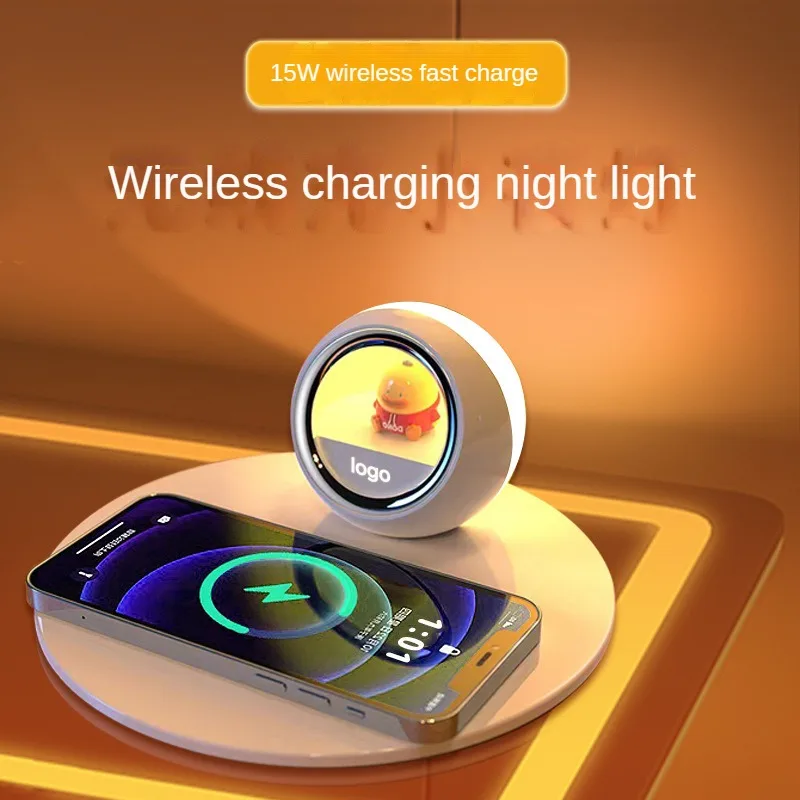 Wireless Charging Night Lights 15W Wireless Fast Charging Suitable For ...