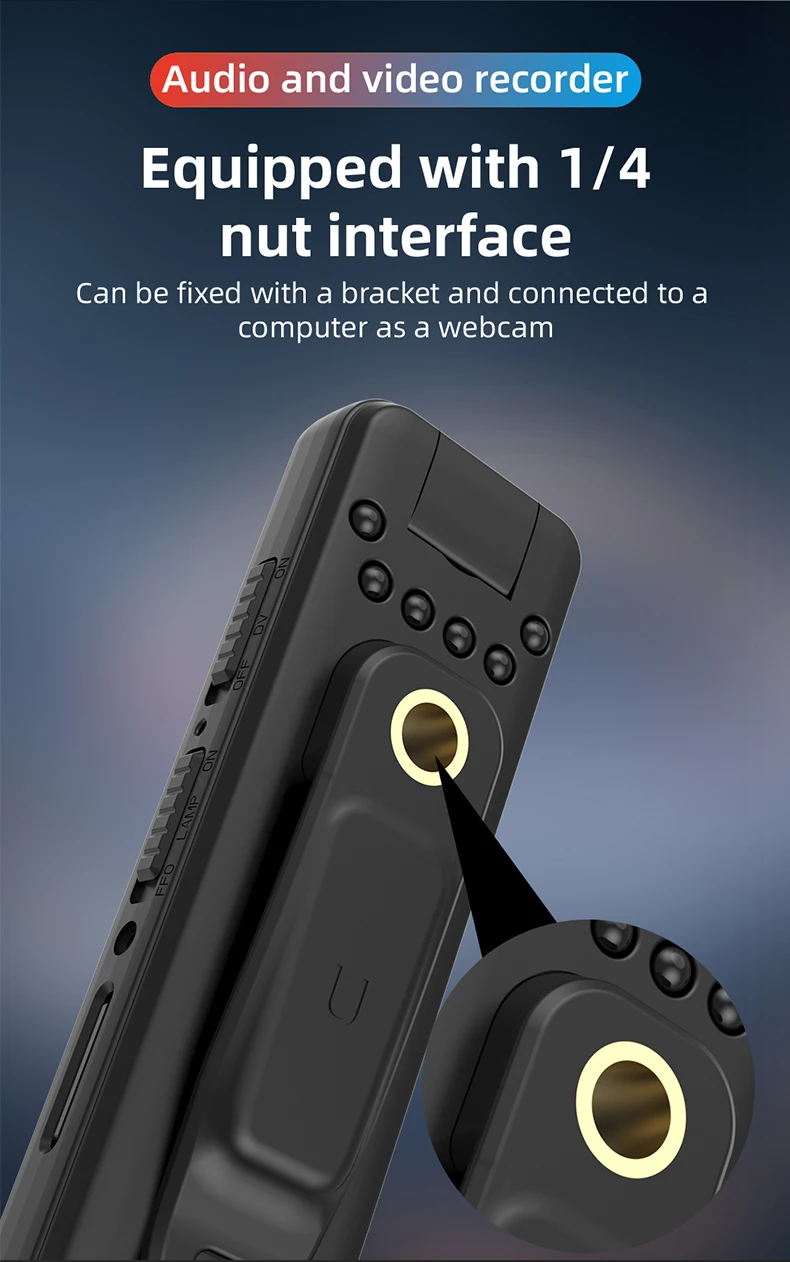 1080P Mini Body Camera Portable Pocket Video Recorder Sport DV 180 ...