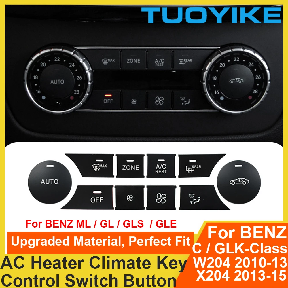 Car Console AC Heater Climate Control Switch Button For BENZ ML GL GLE ...