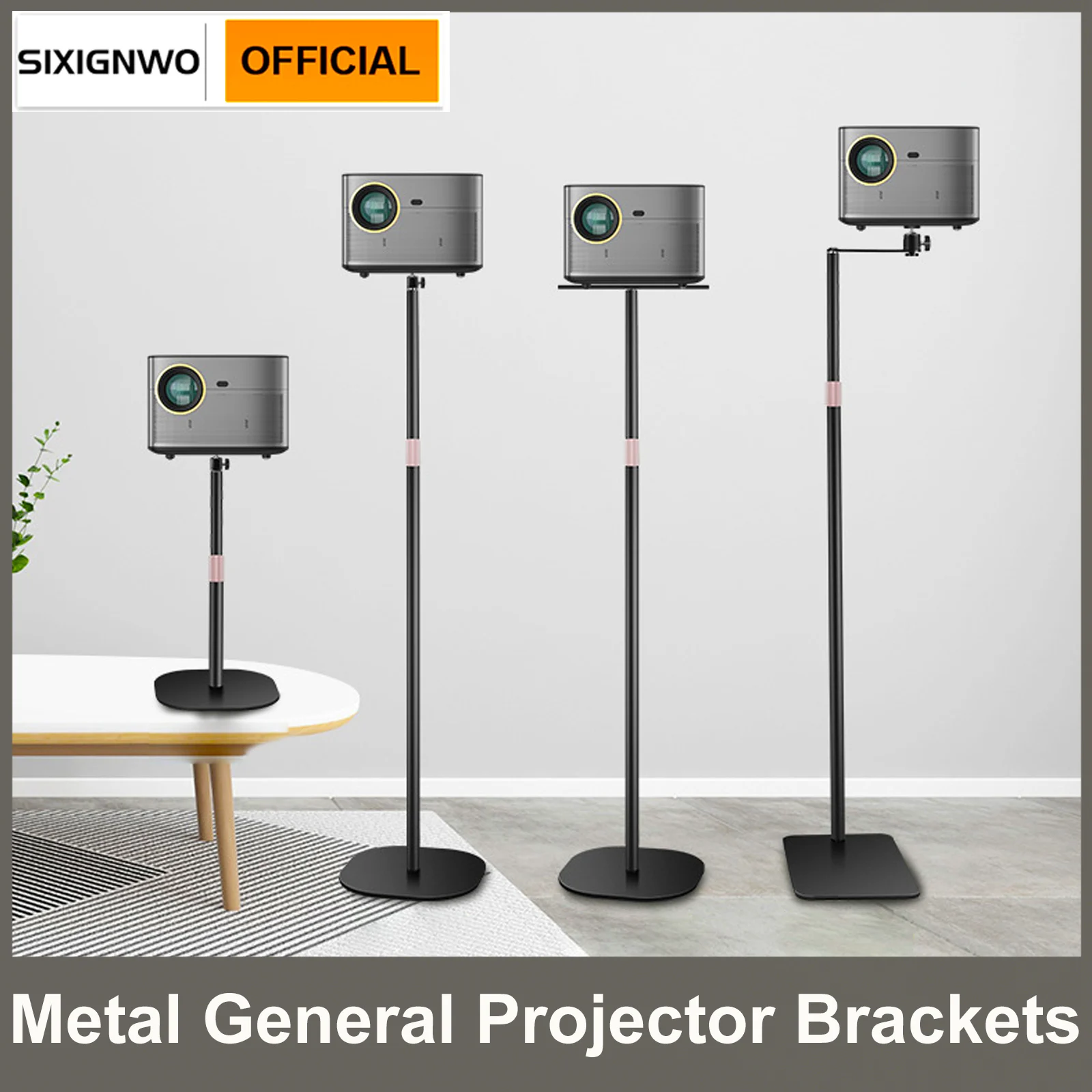 130cm-Universal-Projector-Stand-Metal-Aluminum-Alloy-Holder-Multi-angle ...