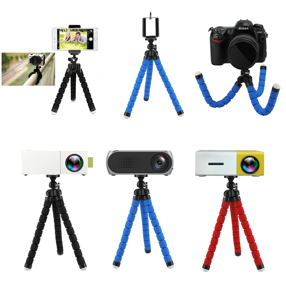 Mini-Tripod-for-Phone-Projector-Camera-IPhone-Xiaomi-Tripe-Holder-Clip ...