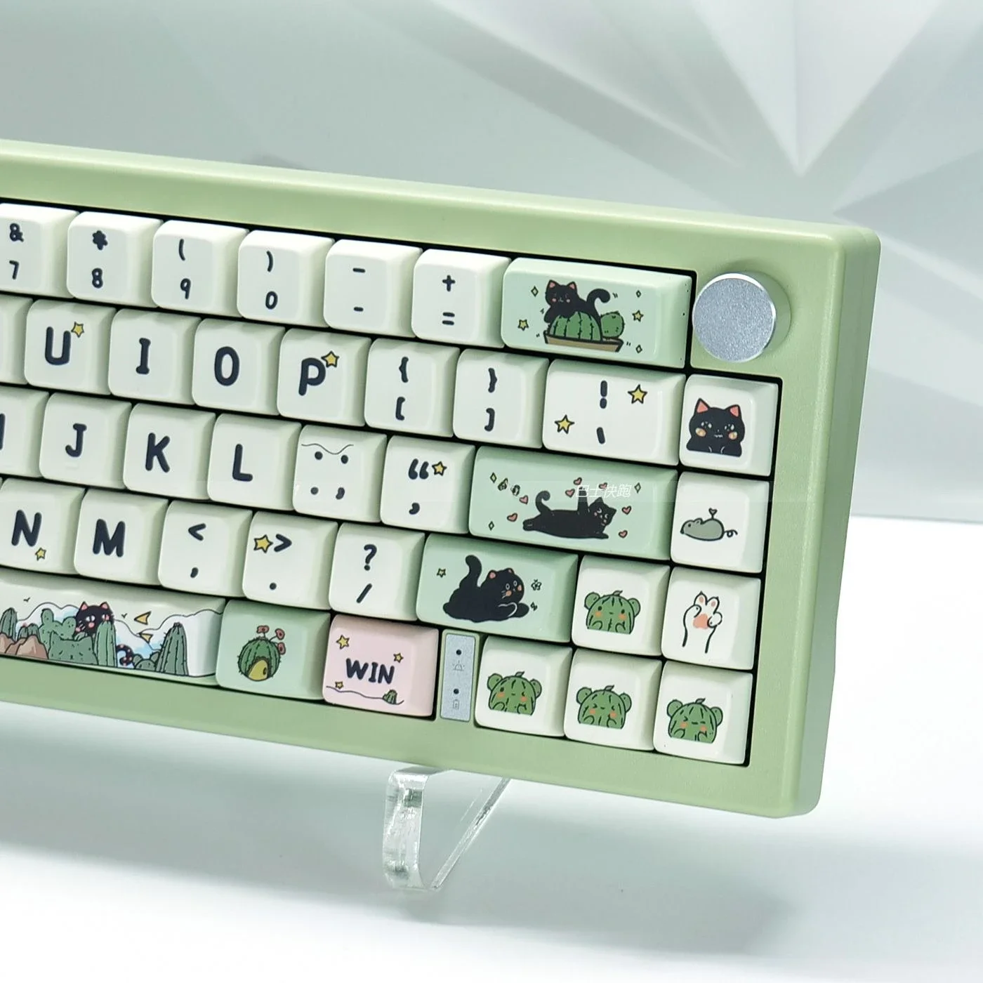 138Keys-Cute-Cactus-Cat-Keycap-MDA-Profile-Personalized-PBT-Sublimation ...