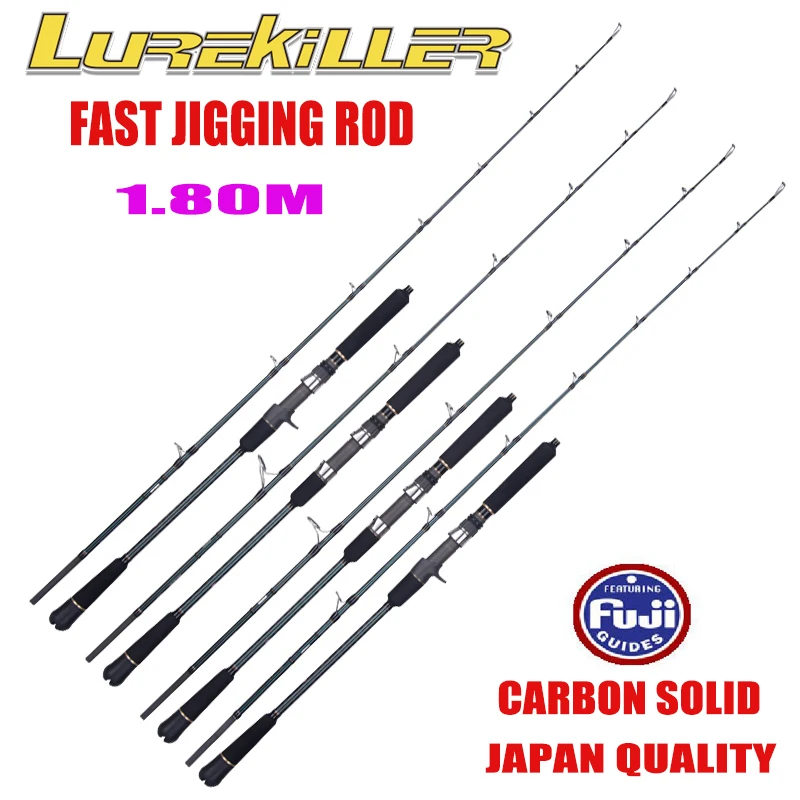 Lurekiller-New-Japan-Full-Fuji-Parts-Jigging-Rod-1-8M-PE-2-4-Lure ...
