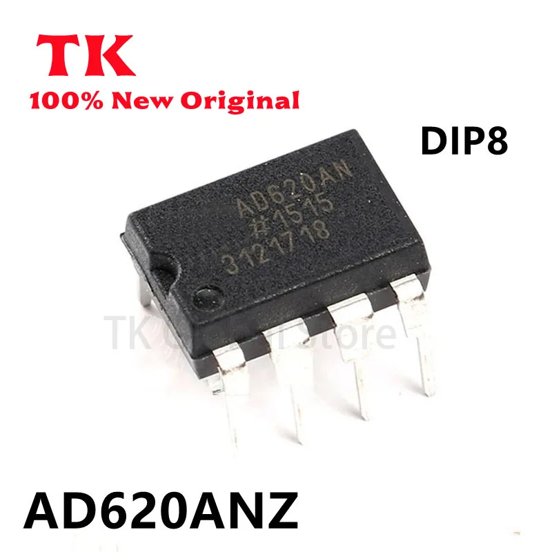 (1-10 個) 100% 新しいオリジナル AD620ANZ AD620AN AD620 DIP8 低電力計装アンプ在庫あり 100% 品質 ...