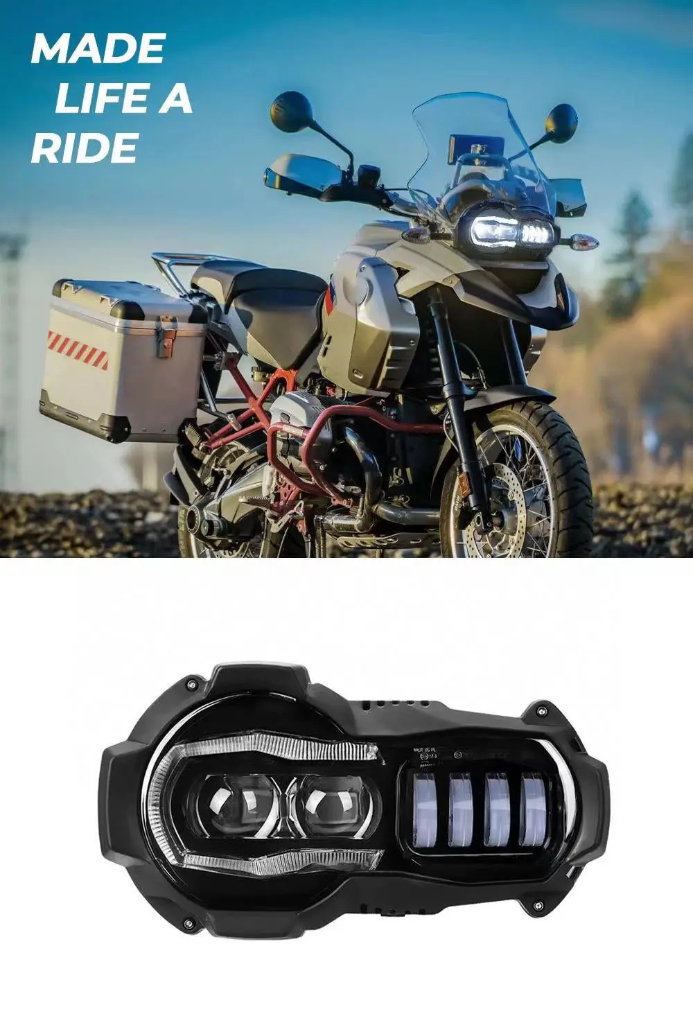 BMW R1200GS 2005 2012 Led 헤드 라이트 R 1200 GS 어드벤처 2006 2013 용, 수냉식 핏 오일 ...