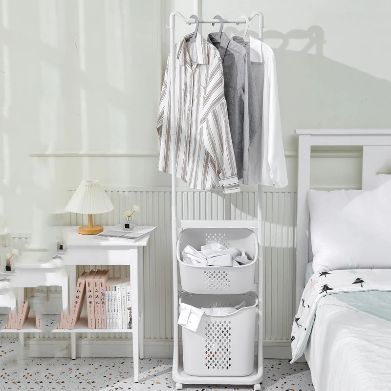 Foldable-Hanger-Clothes-Rack-Coat-Stand-Bathroom-Living-Room-Storage ...