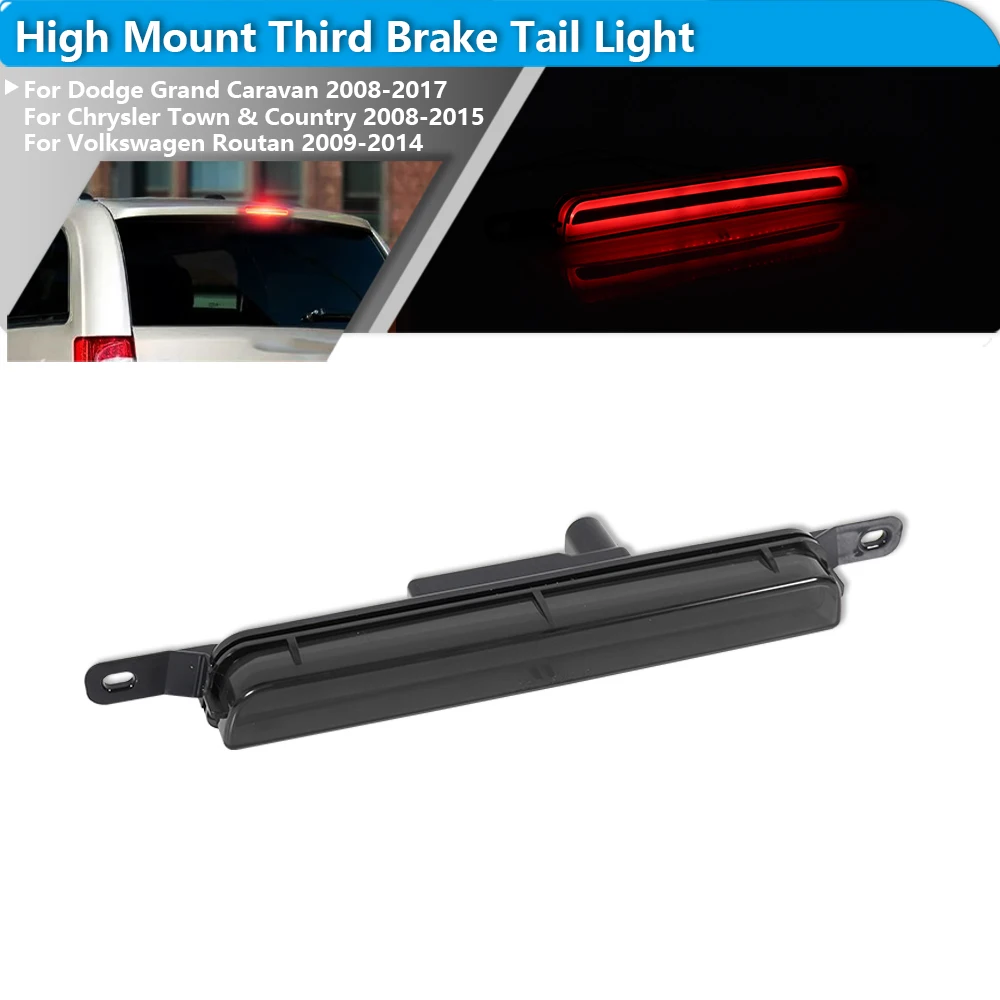 1PC Red LED High Mount Third 3rd Brake/Stop Light For Dodge Grand ...
