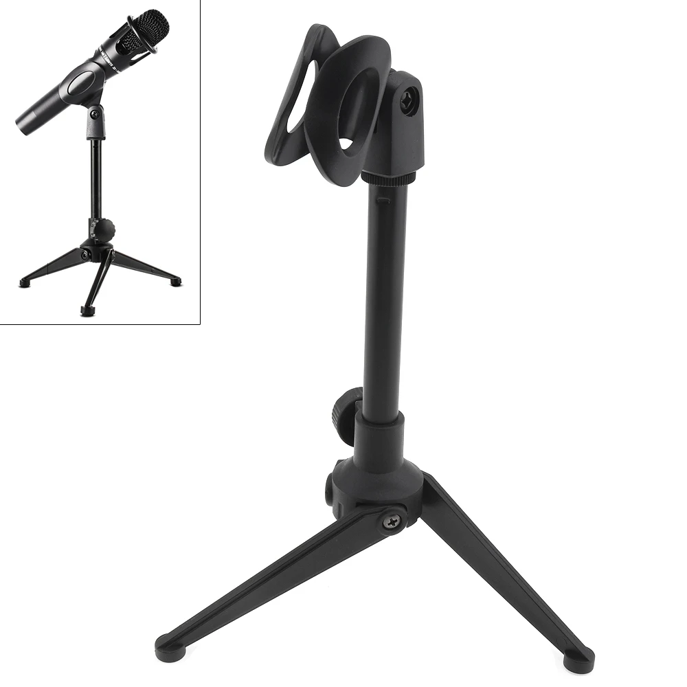 Mini-Portable-Microphone-Stand-Tripod-Desktop-180-Degree-Rotation-Angle ...