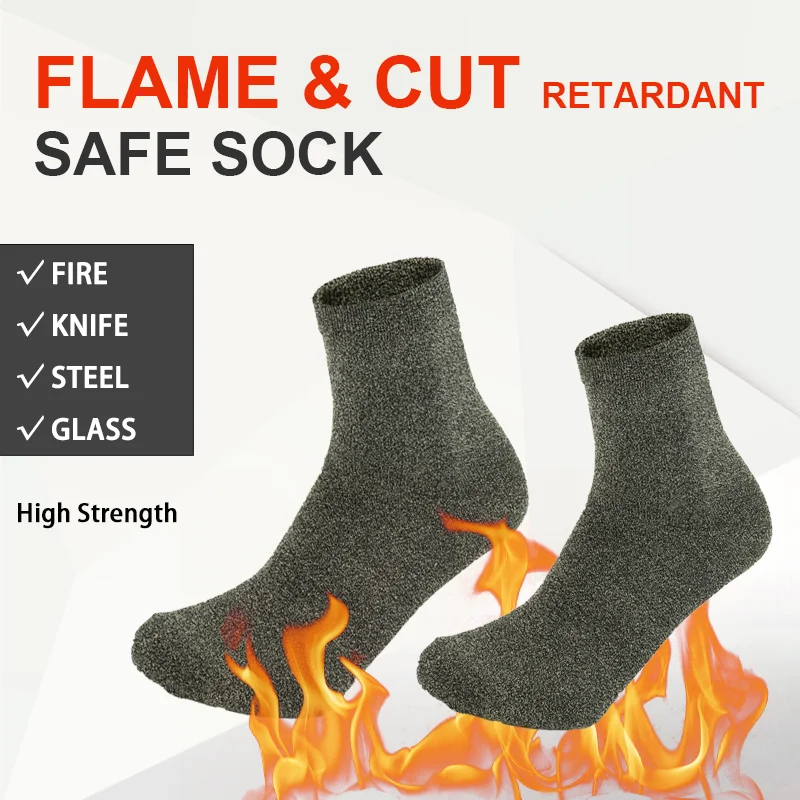 Calcetines-de-seguridad-de-fibra-de-aramida-protectores-de-pies-ign ...