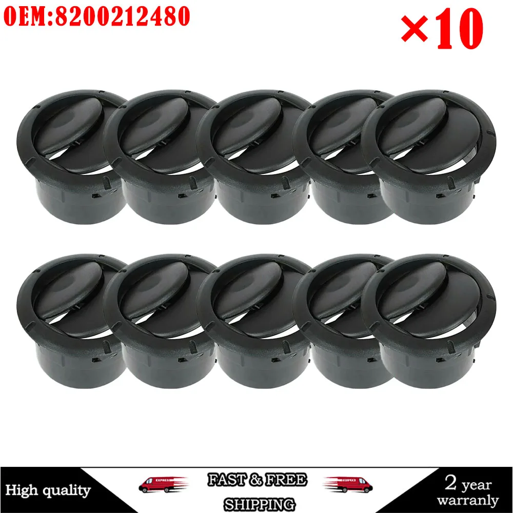 10-pcs-Interior-Dash-Air-Vent-Cover-For-Renault-Dacia-Logan-Sandero ...
