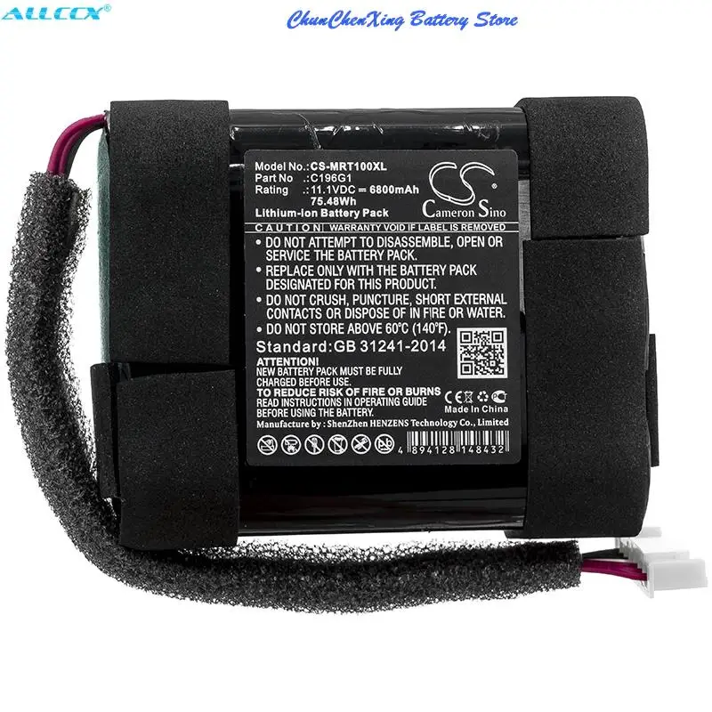 Cameron Sino 6800mAh Speaker Battery C196G1 for Marshall Tufton + Tool ...