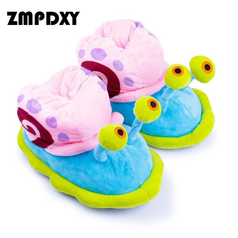 Hot-Sale-Winter-Cartoon-Slippers-Female-Funny-Slides-Cute-Snail-Home ...