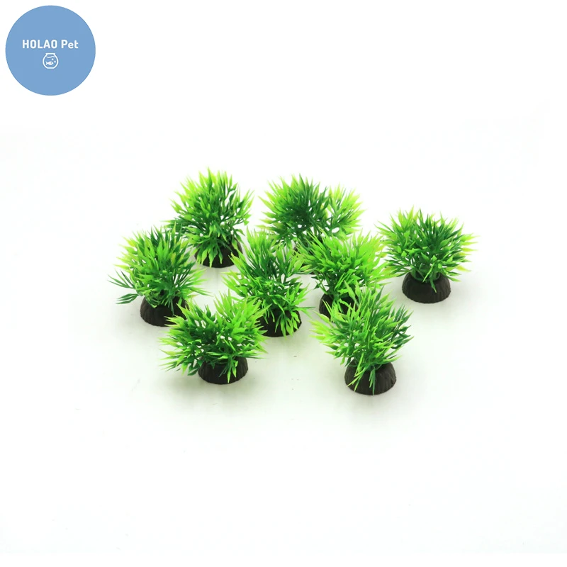 10-PCS-Fish-Tank-Waterweed-Resin-Ornaments-Aquarium-Water-Grass ...