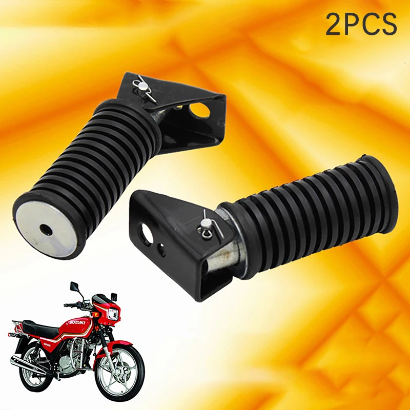2Pcs-Motorcycle-Front-Rear-Footrests-Motorcycle-Foot-Pegs-For-GS125 ...