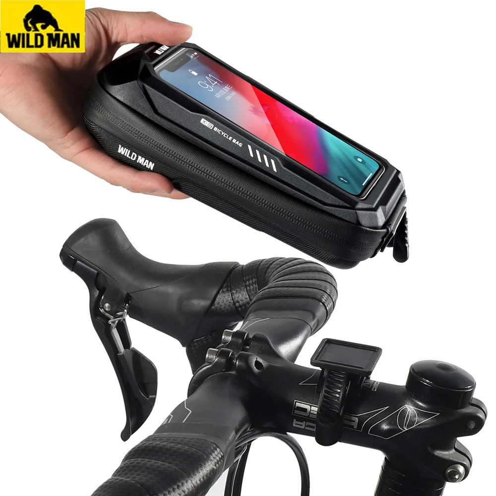 New Bike Phone Holder Bag Case Waterproof Cycling Bike Mount 6.9in ...