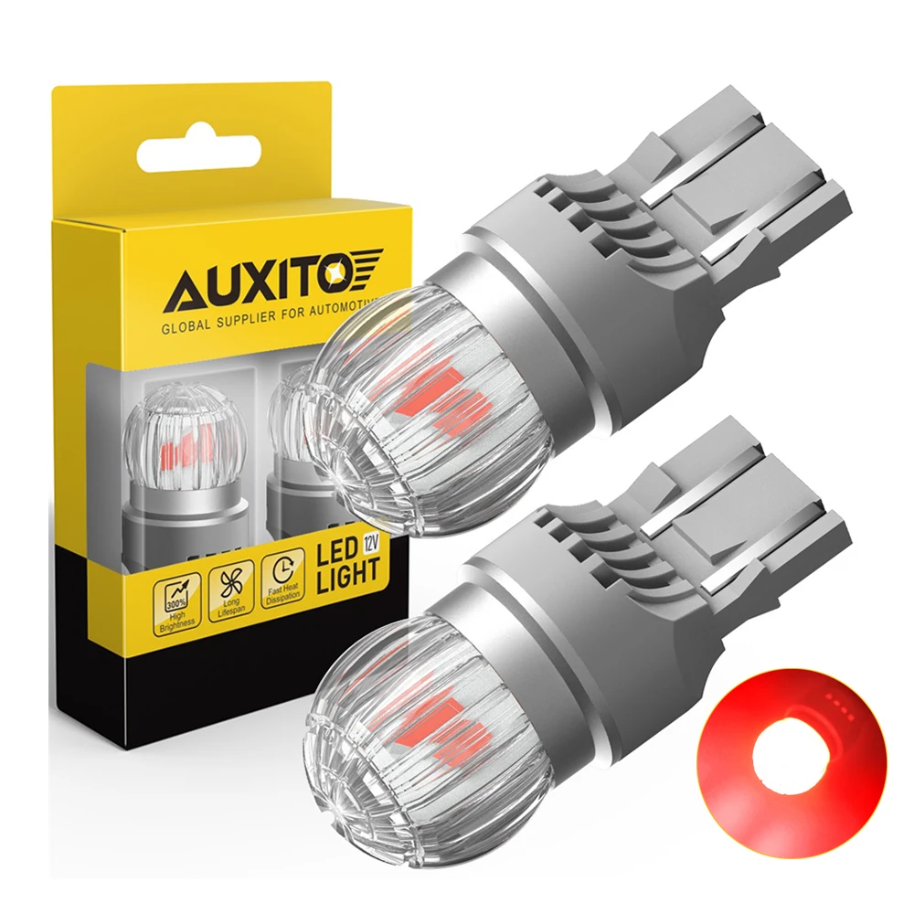 AUXIOT-2Pcs-W21W-WY21W-LED-Canbus-T20-7443-W21-5W-7440-LED-Bulbs-Red ...