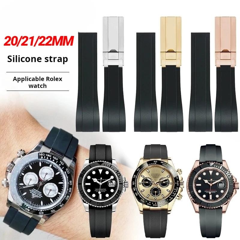 20mm 21mm 22mm Voor Rolex Daytona Gmt Oyster Tudor Black bay Omega ...