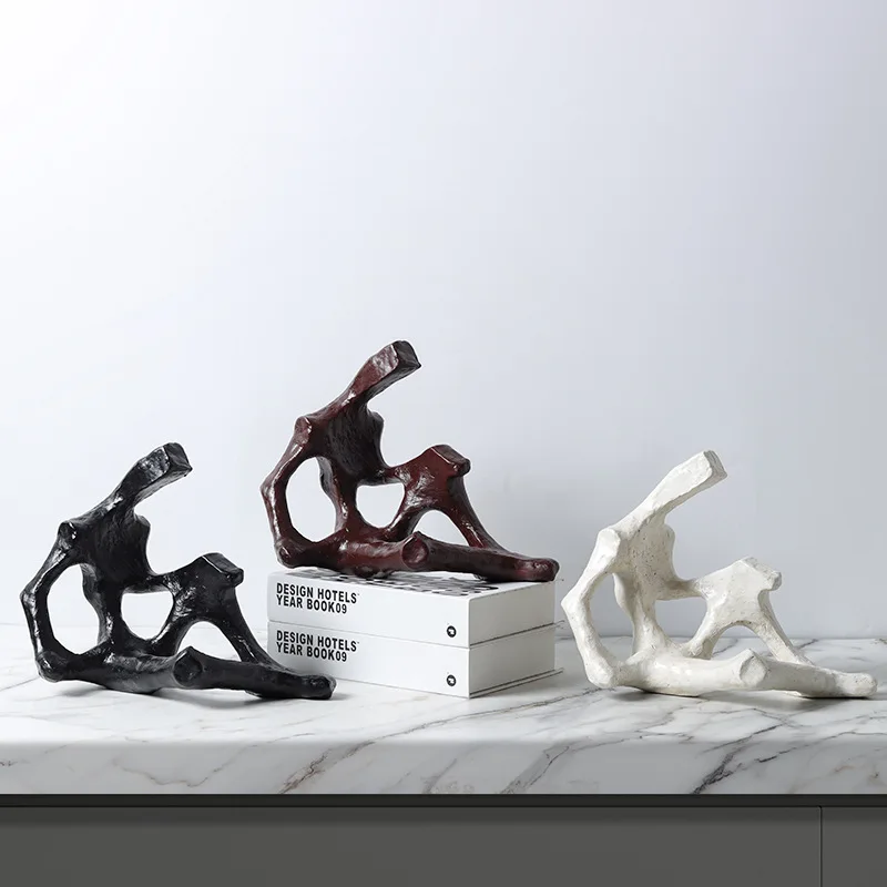 Modern Nordic minimalist and quiet style resin skeleton skeleton ...