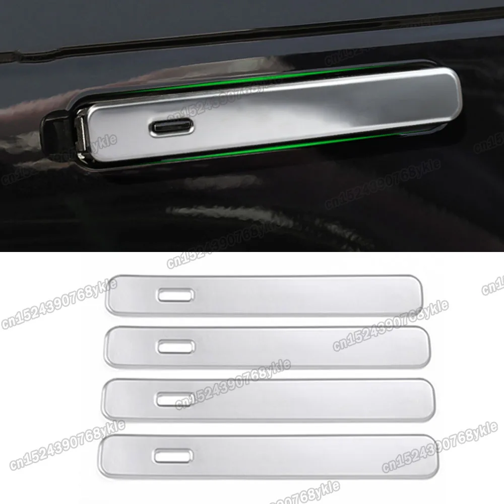 Mirror Surface Car Door Handle Trims Kit For Range Rover Velar 2017 ...
