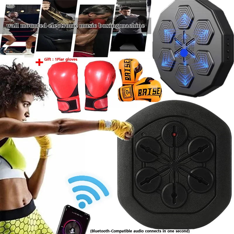 Intelligent-Music-Boxing-Machine-Electronic-Boxing-Training-Wall-Target ...