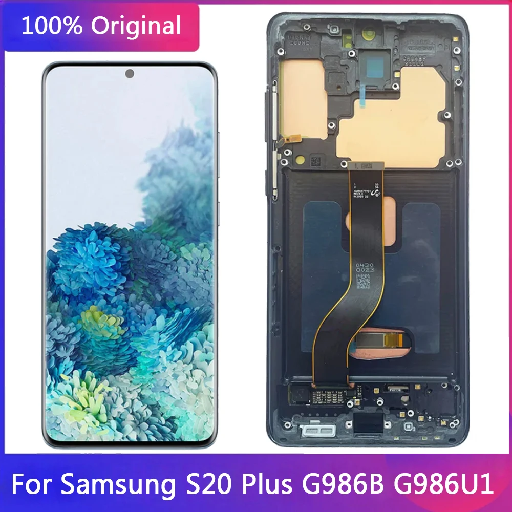 6-7-Samsung-S20-Plus-LCD-Display-Screen-AMOLED-With-Frame-Assembly-For ...