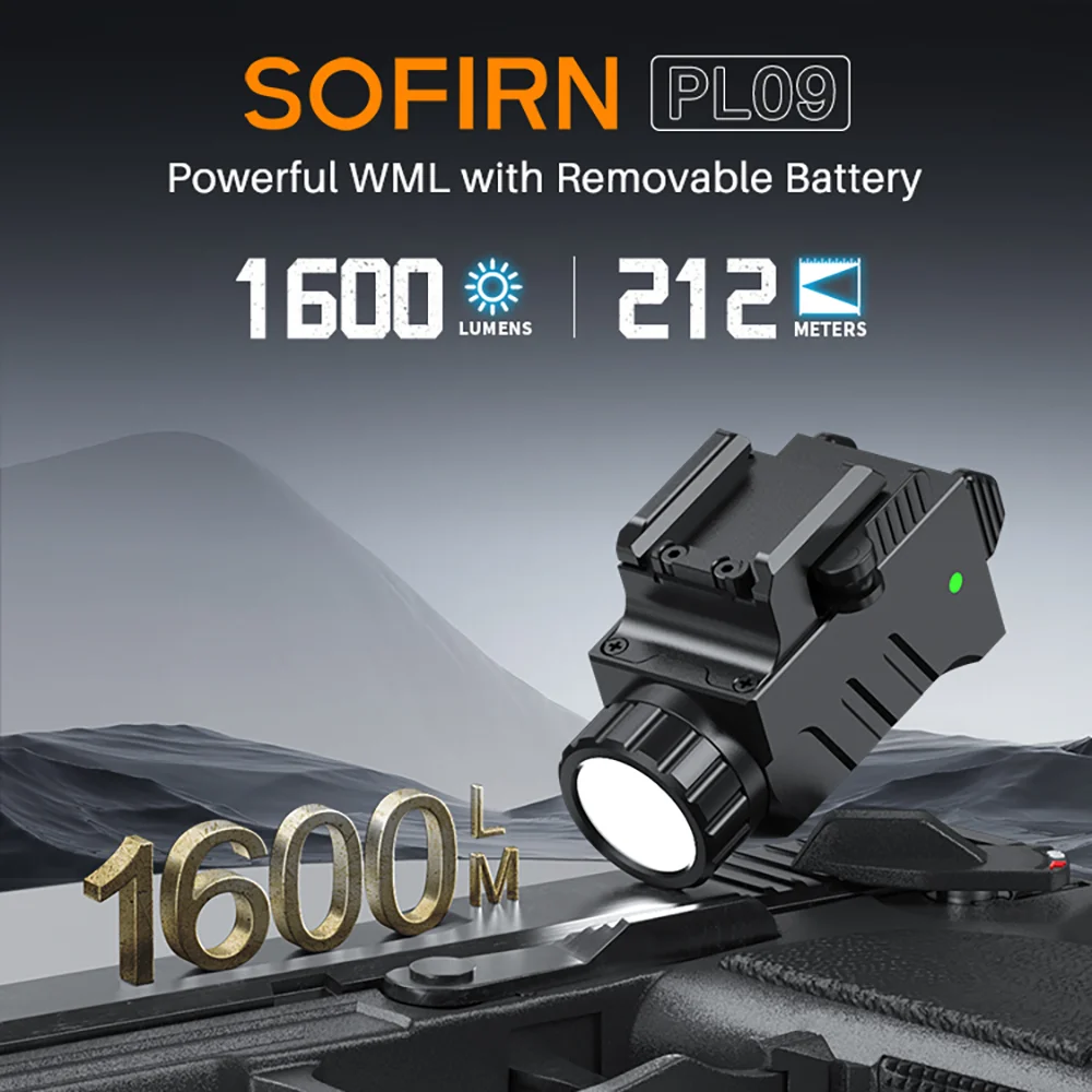 SOFIRN-PL09-Tactical-Scout-Flashlight-SST40-1600lm-Rechargeable-Light ...