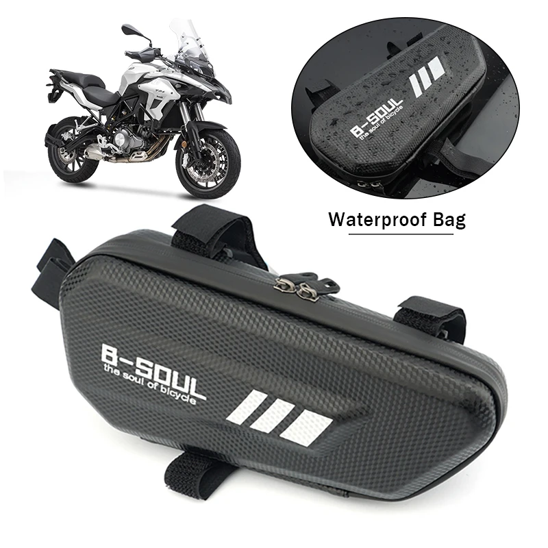 TRK502-TRK502X-Motorcycle-Frame-Hard-Shell-Triangle-Pouch-Bag-Side-Bag ...