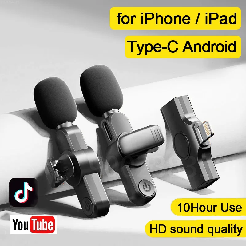 Wireless Mini Smartphone Microphone | Wireless Microphone Iphone ...