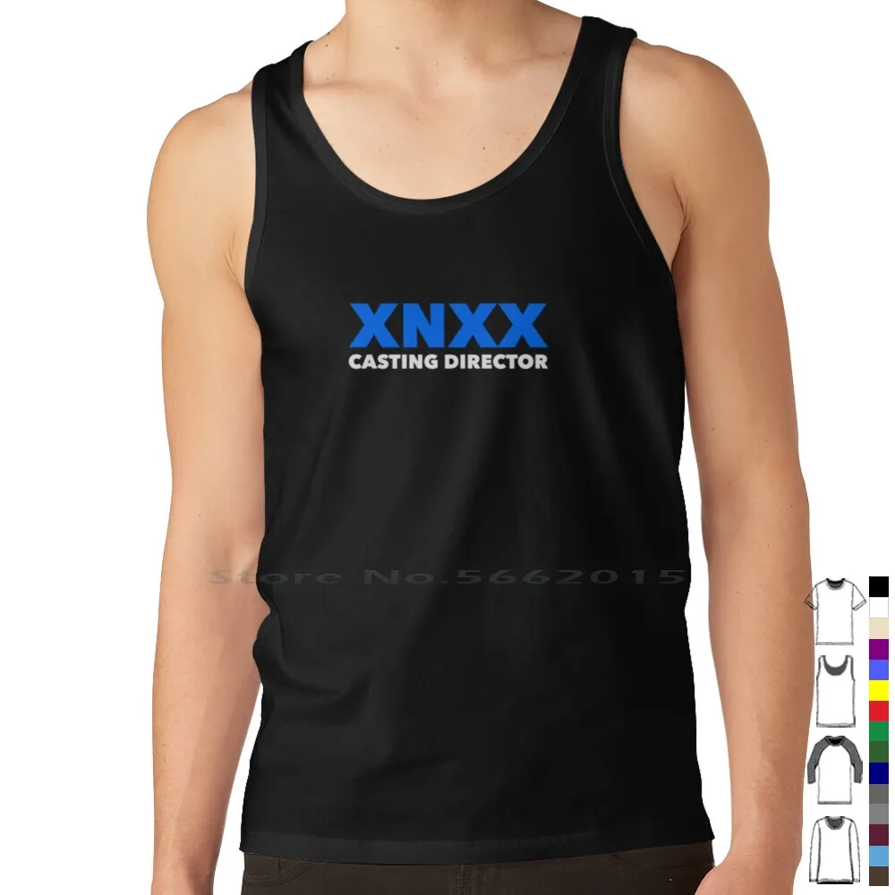 Xnxx Casting Director Logo Tank Top Pure Cotton Vest Xnxx Casting ...