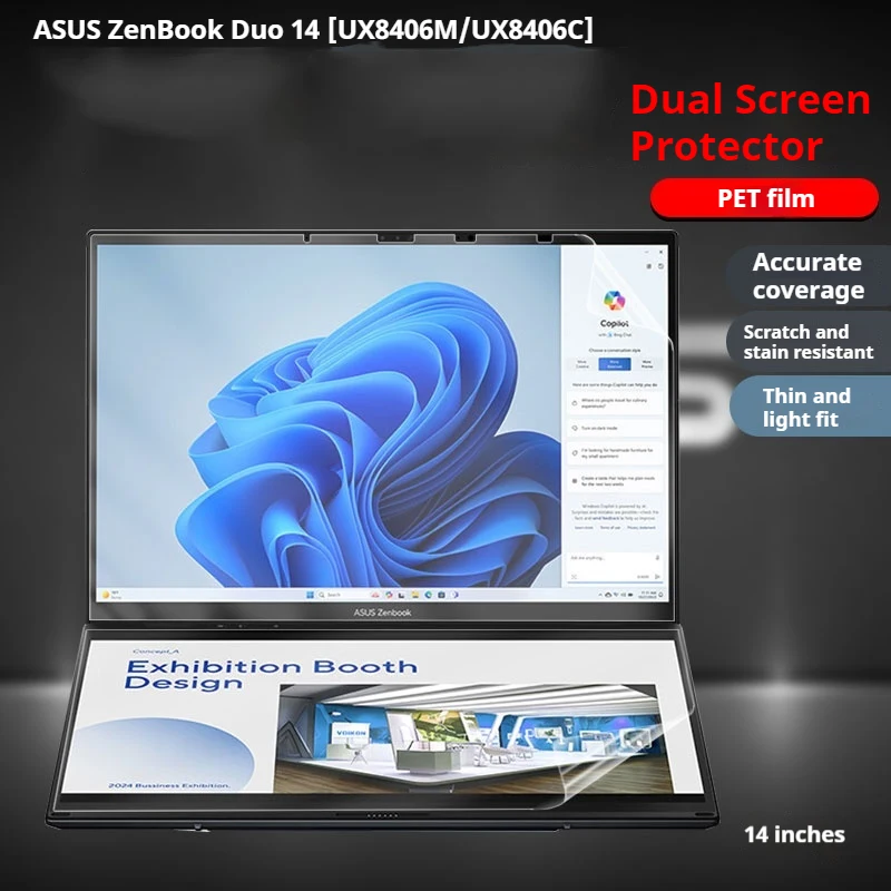 For Asus ZenBook Duo 14 2025/2024 14 inch Dual Screen UX8406C/UX8406M ...