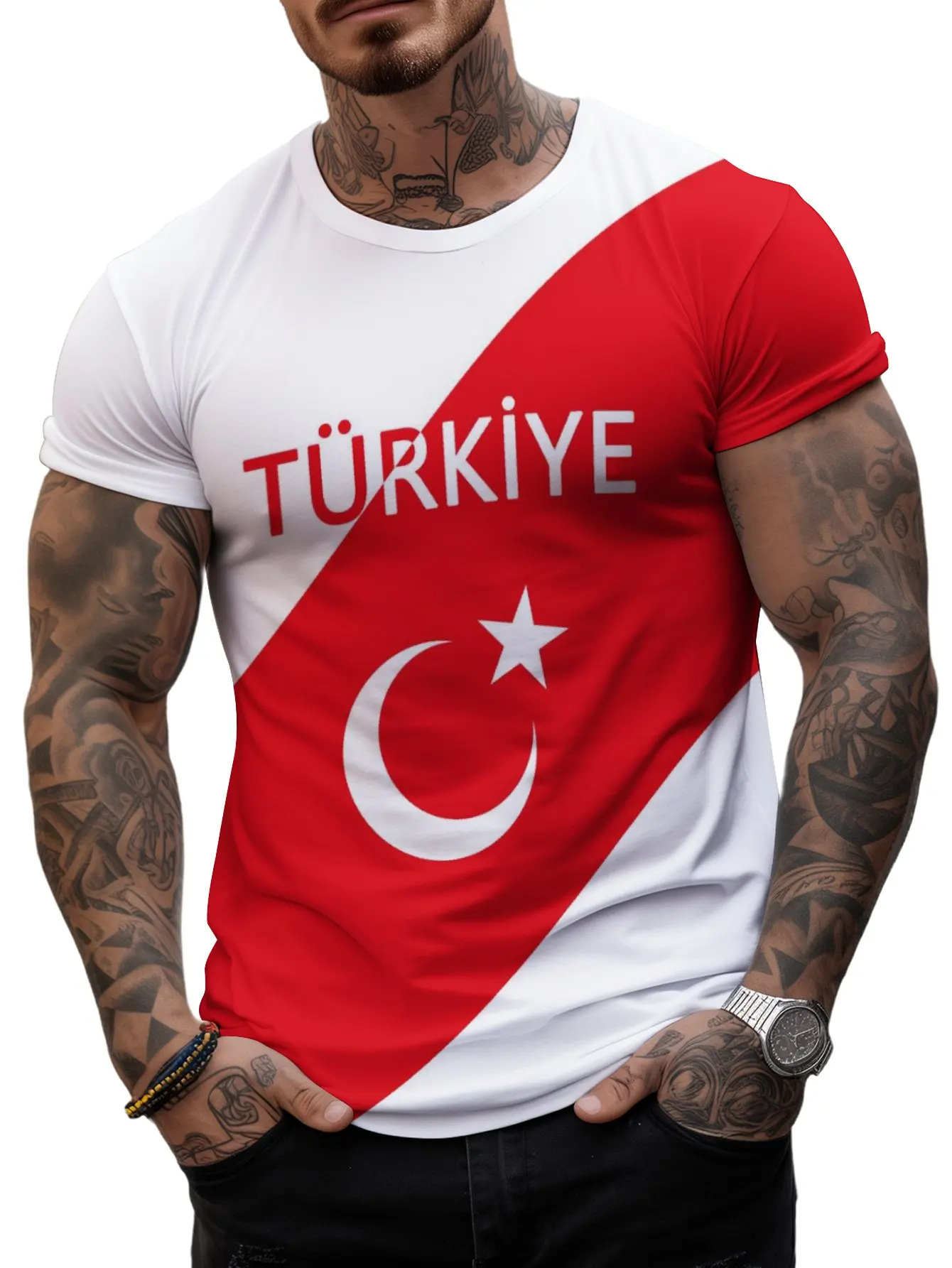T-RK-YE-Men-s-T-shirt-Fans-Turkish-Flag-Football-Soccer-Jerseys ...