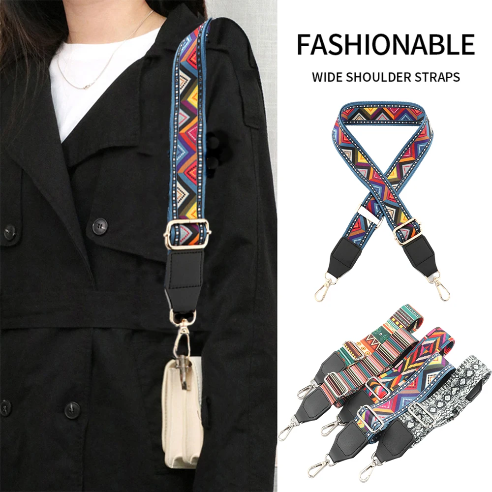 Shoulder-Belt-5cm-Width-Ethnic-Style-Series-With-Leather-Bag-Strap ...