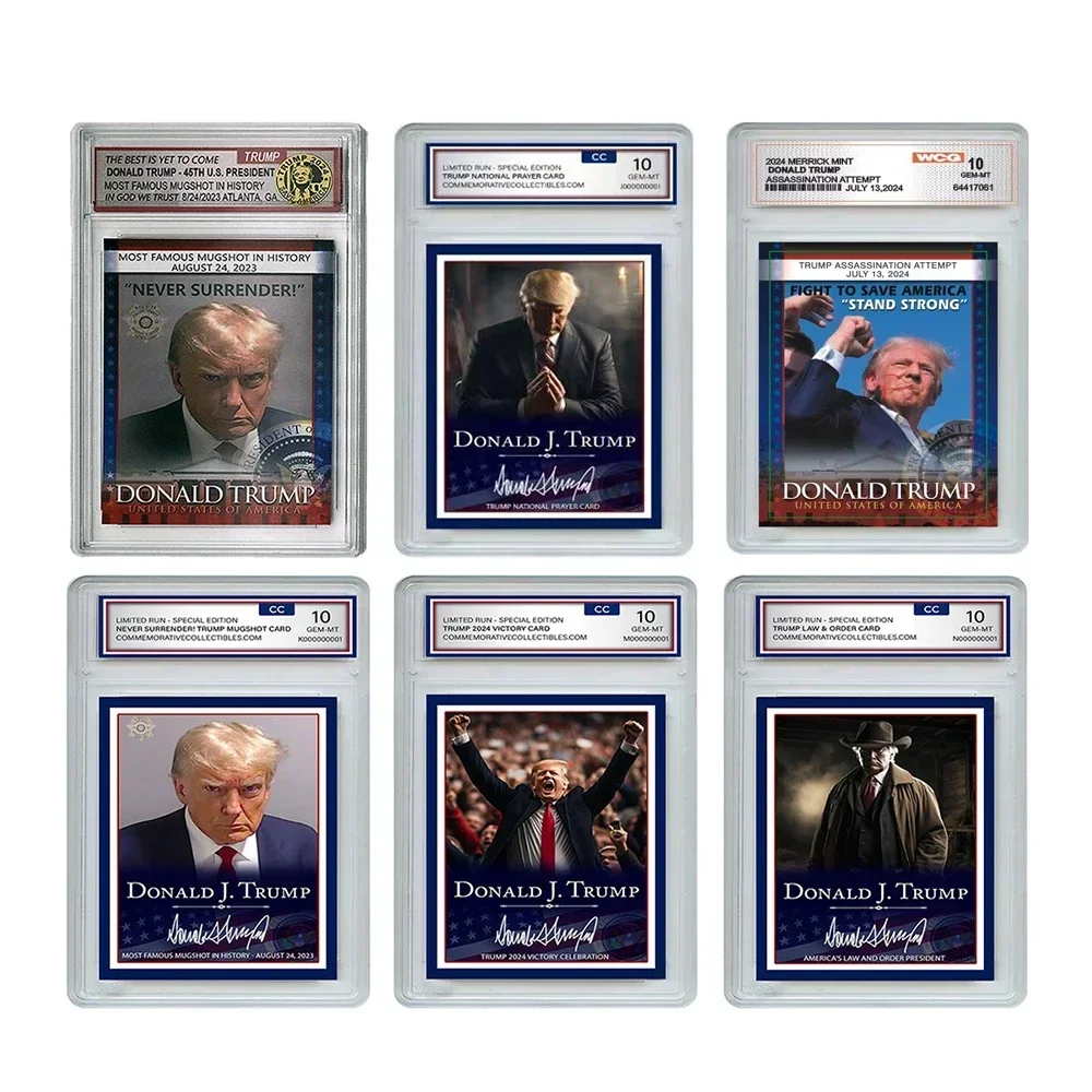 21-Designs-2024-USA-Donald-Trump-Victory-Card-With-Plastic-Case-Never ...