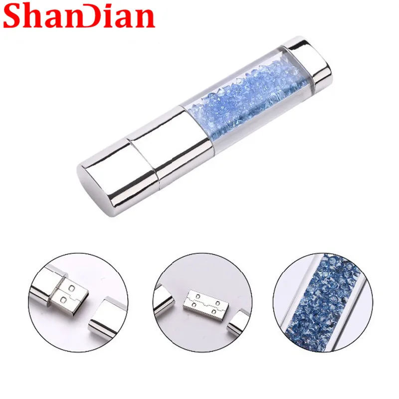 Crystal Diamond Usb Flash Drive | Shandian Usb Crystal | Wholesale Usb ...