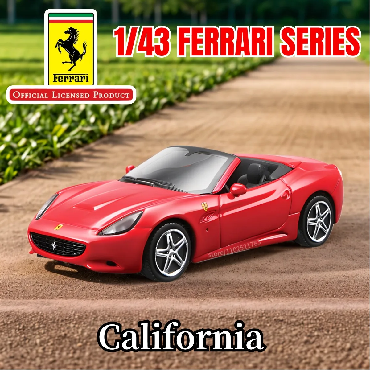 Bburago-r-plica-de-coche-Ferrari-California-modelo-Original-458-488-Enzo-Diecast-arte-en ...