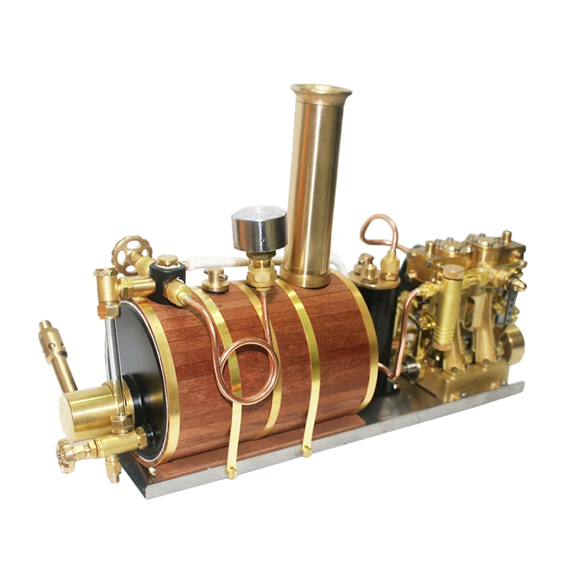 New-Inline-Twin-Cylinder-Brass-Steam-Engine-Model-V2-Steam-Engine ...