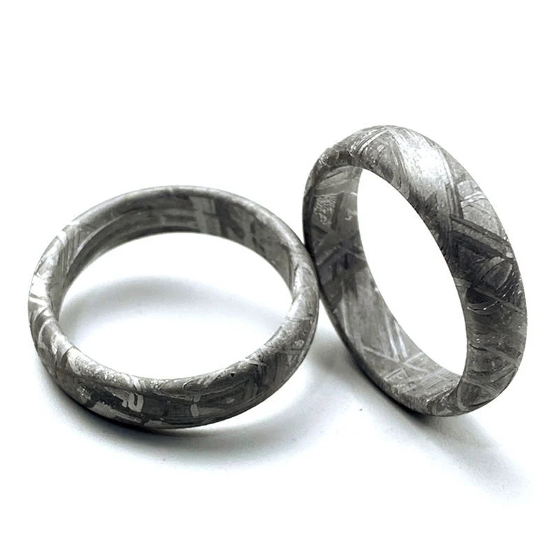 Special Natural Nickel Iron Meteorite Ring Altay Iron Meteorite ...