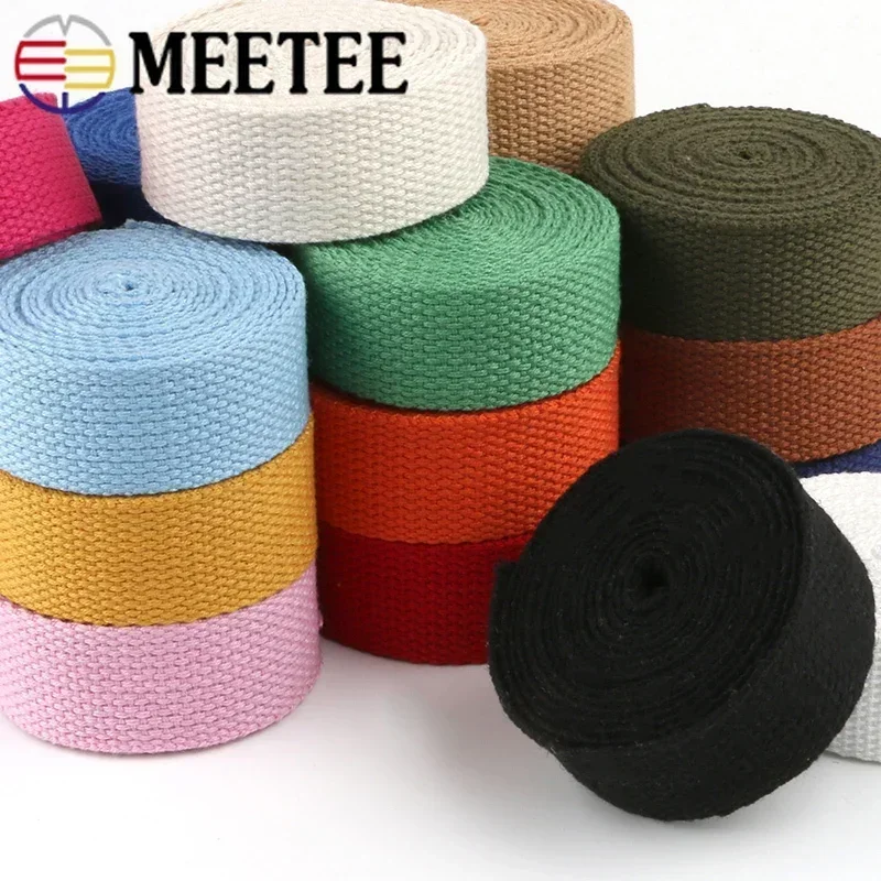 8M-20-25-32-38mm-2mm-Thick-Webbing-Tapes-Polyester-Cotton-Canvas-Bag ...