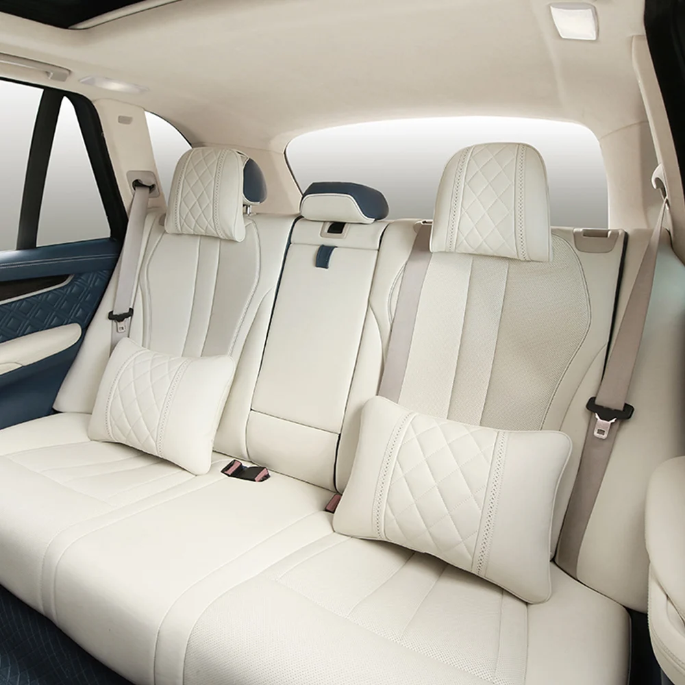For-Mercedes-Benz-Maybach-S-Class-Headrest-Luxury-NAPPA-Leather-Car ...