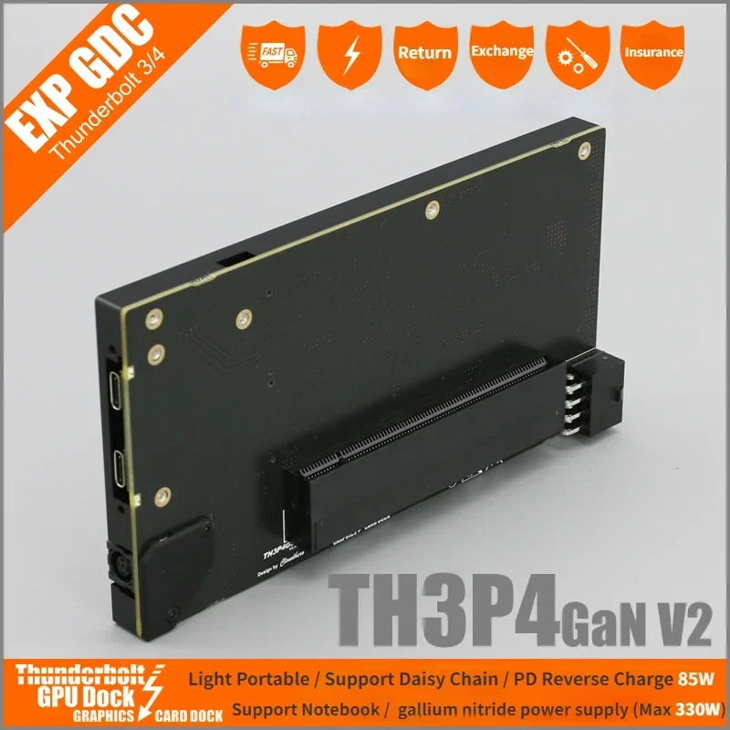 TH3P4GaN V2 Laptop Thunderbolt3 Thunderbolt4 USB4 Graphics Card GPU ...