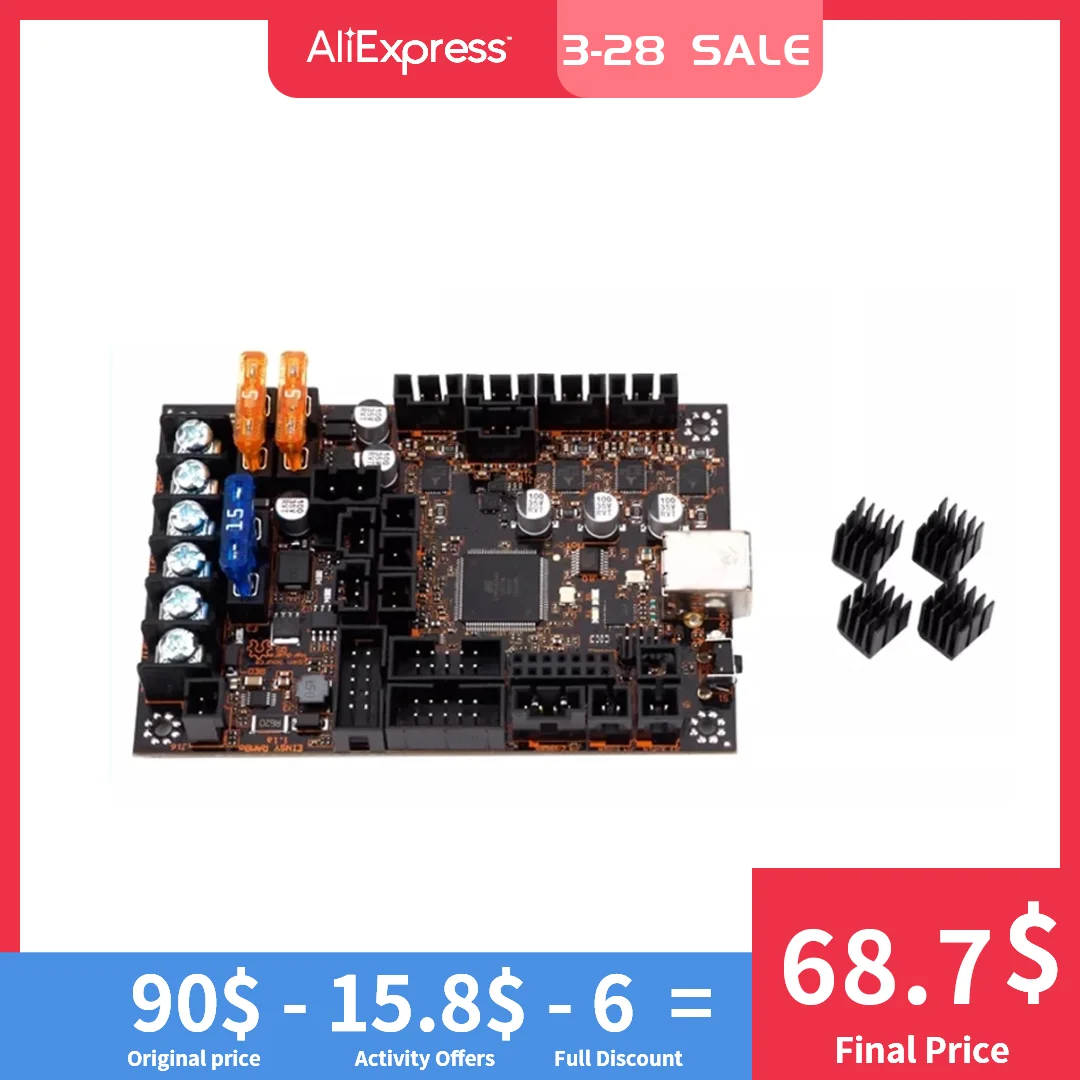 Placa base Einsy Rambo 1.1b para Prusa i3 MK3, con 4 controladores paso ...