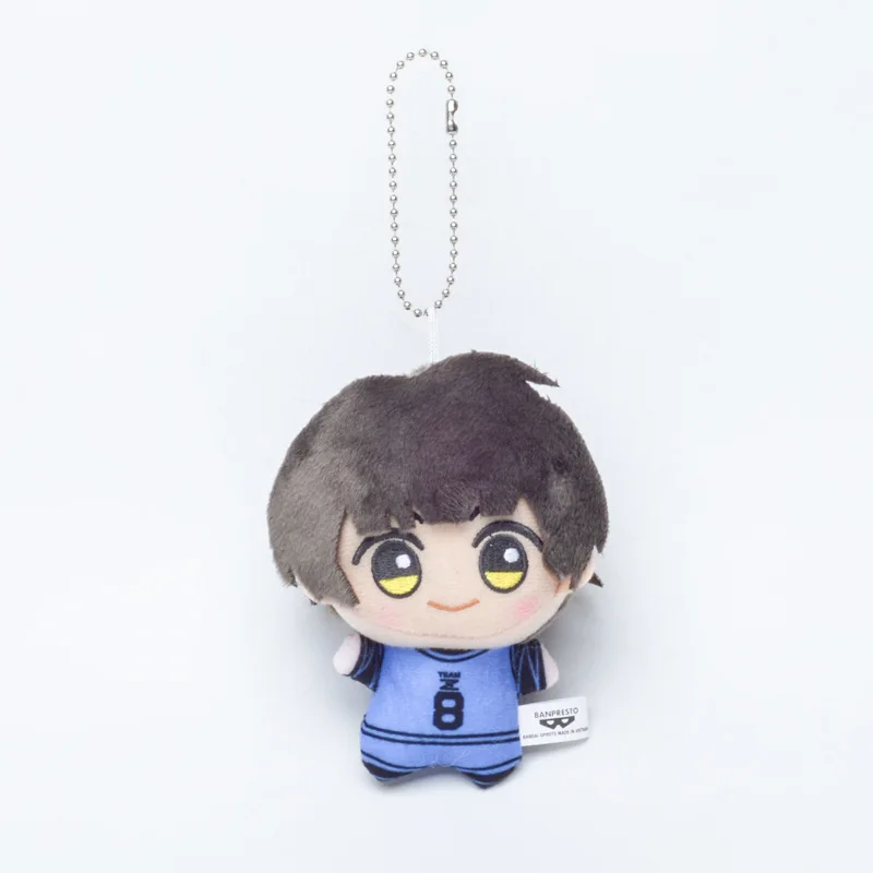10cm New Blue Lock Plush Pendant KeyChain Isagi Yoichi Nagi Seishiro ...